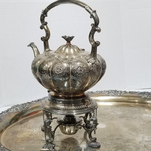 Antique | Dining | Amazing Rare Antique Victorian Repousse Silver ...